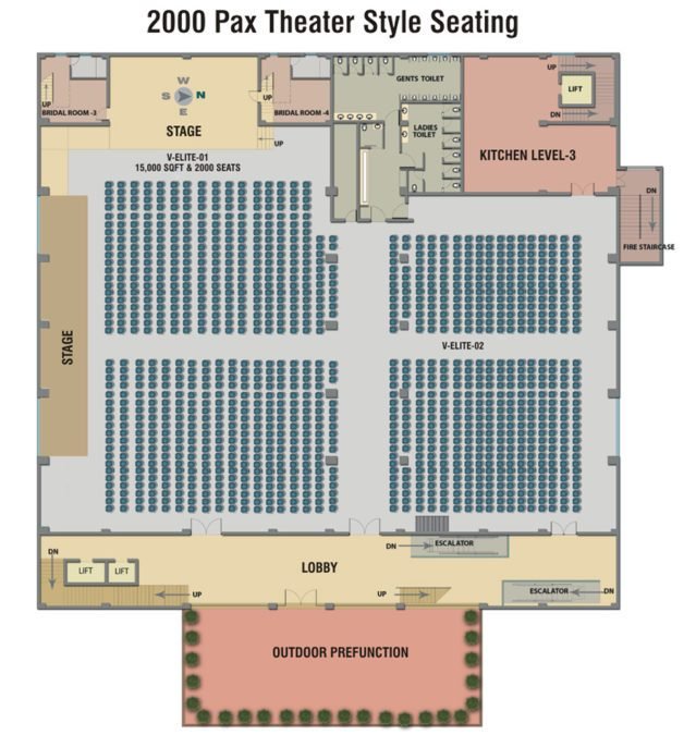 Covention Center in Chennai | M Convention Hall